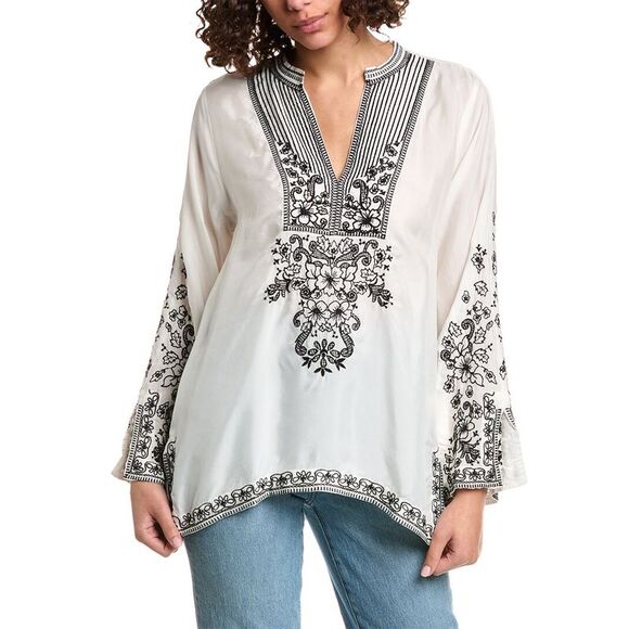 Johnny Was | Tops | Johnny Was Natural Tempest Blouse | Poshmark